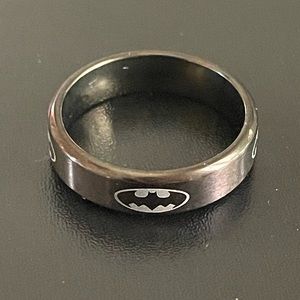 Jewelry | 6mm Black Batman Ring Size 613 | Poshmark